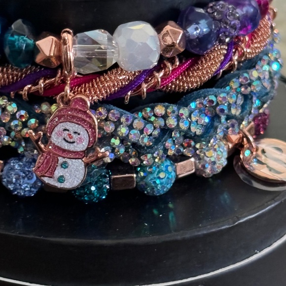 Bomb party | Jewelry | Bp Snowman Stack | Poshmark